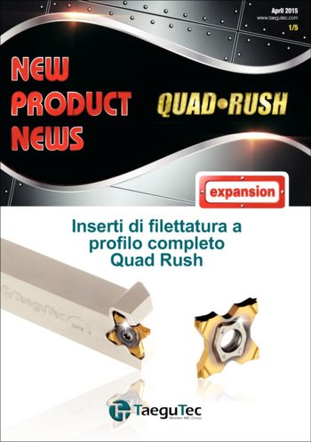 Nuovi inserti di filettatura a profilo completo Quad Rush - Usam ...
